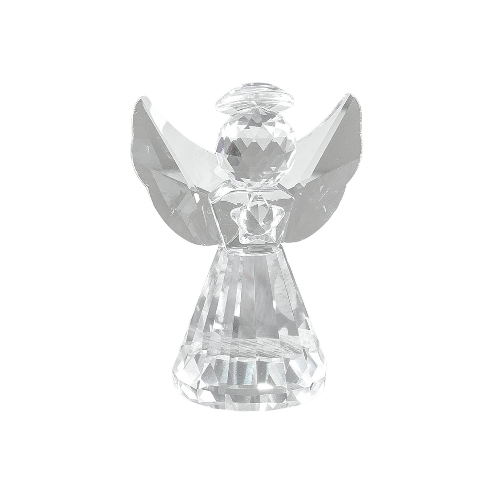 Eoozwa Crystal Glass Shaped Acrylic Desk Decoration Clear Office ...