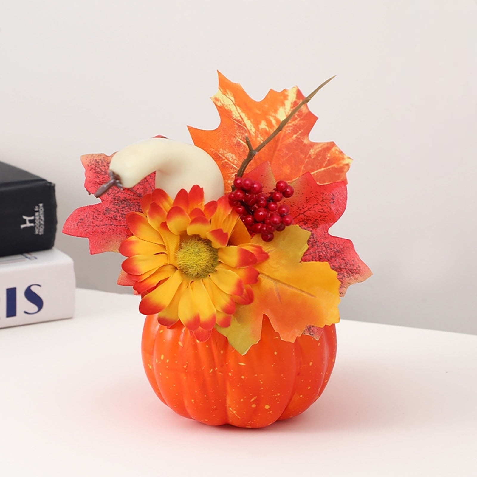 Eoozwa DIY Pumpkin Ornament Thanksgiving Craft with Realistic Foam ...