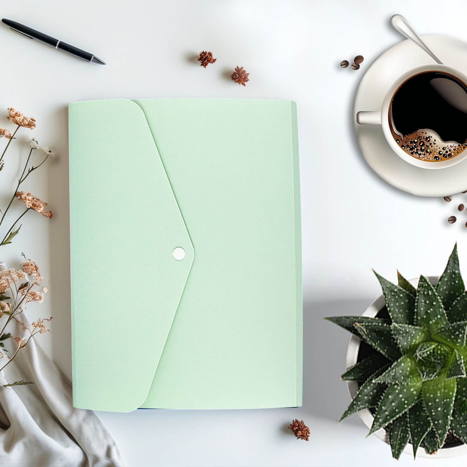 Eoozwa File Folders Letter Size File Jackets Organizer Plastic Envelope ...