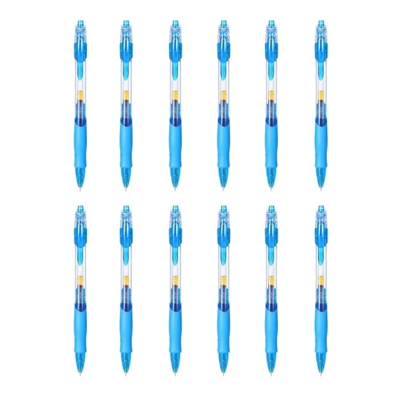 Eoozwa Fine Point Gel Pens 12 Pack 0.5mm Black Ink Smooth Writing for ...