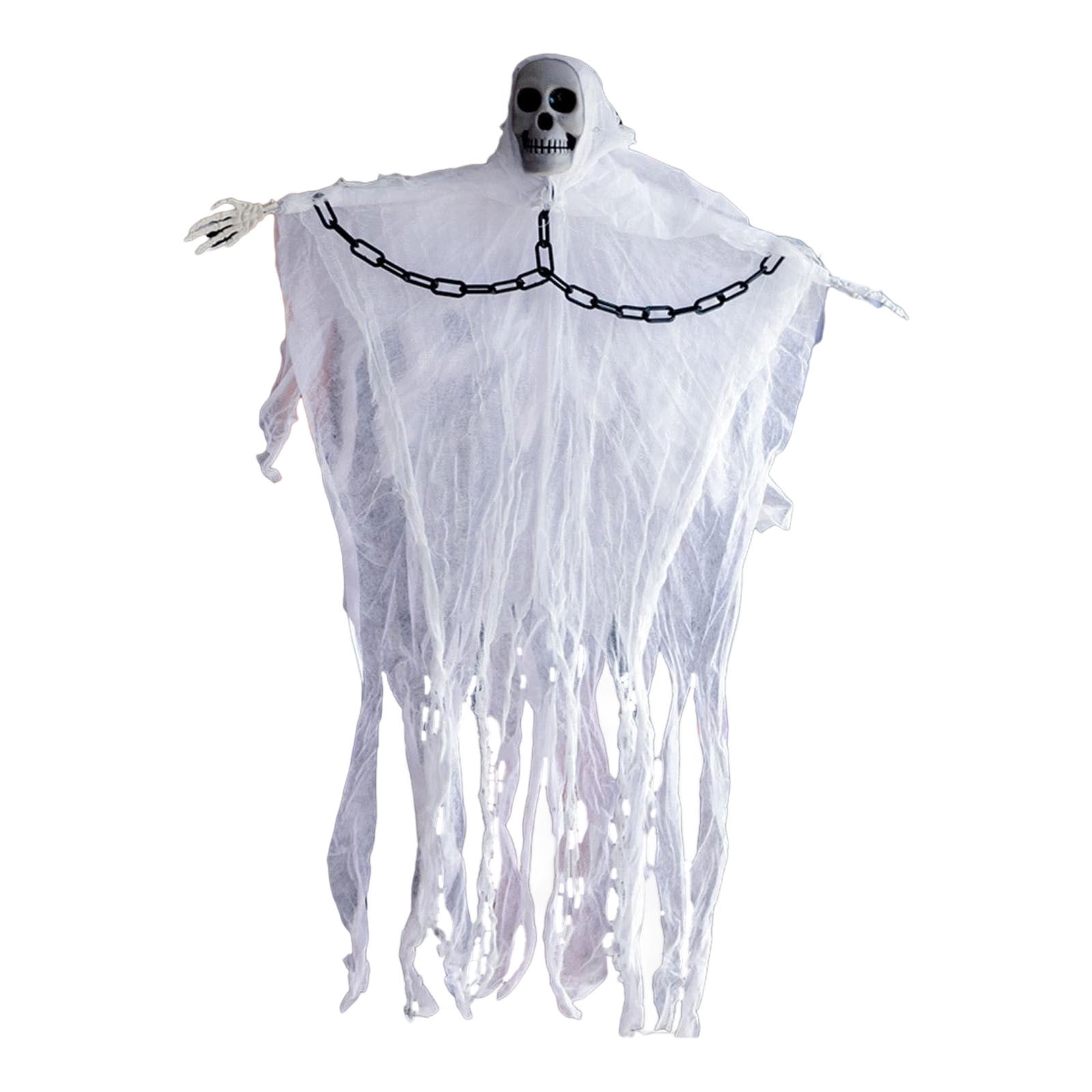 Eoozwa Hanging Halloween Skeleton Ghosts Decorations, Grim Reapers for ...