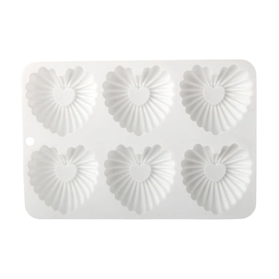 Eoozwa Heart Shaped Cake Silicone Molds for Baking Valentine Theme Food ...