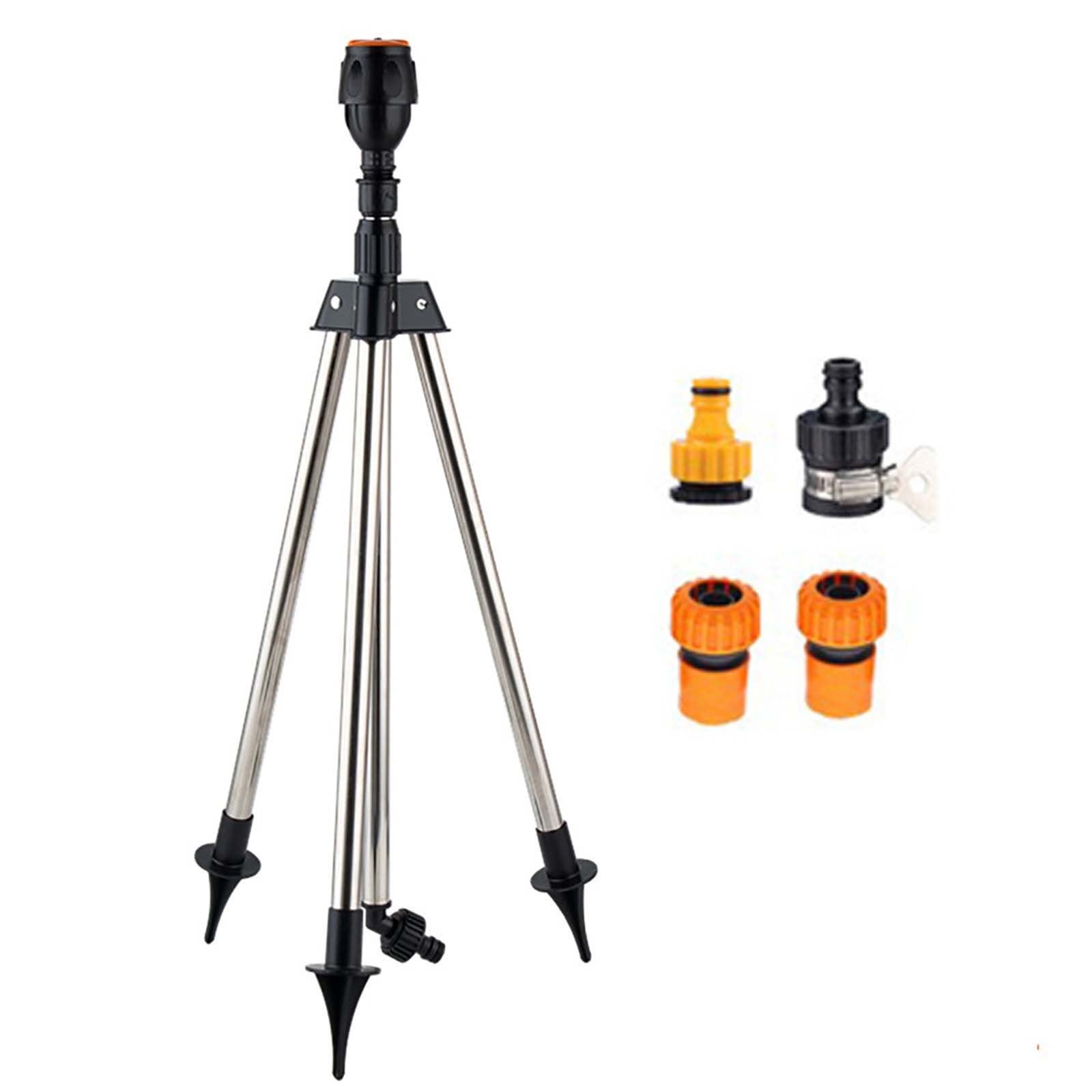 Eoozwa Impact Sprinkler on Tripod Base, Tripod Sprinklers with Brass ...