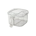 Eoozwa Kitchen Spice Storage Container Set Transparent Plastic Multi ...