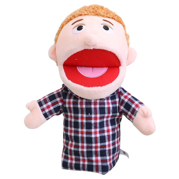 Eoozwa Plush Hand Puppet with Movable Mouth Interactive Role Play Toy ...