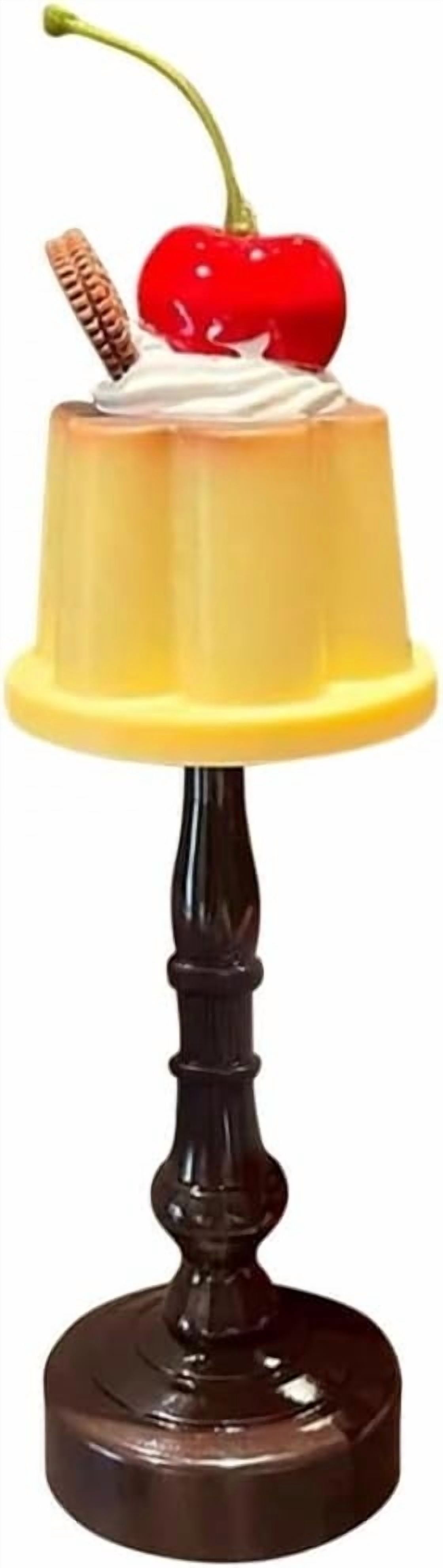 Eoozwa Pudding Night Light LED Desk Lamp Kawaii Portable Bedside Lamp ...