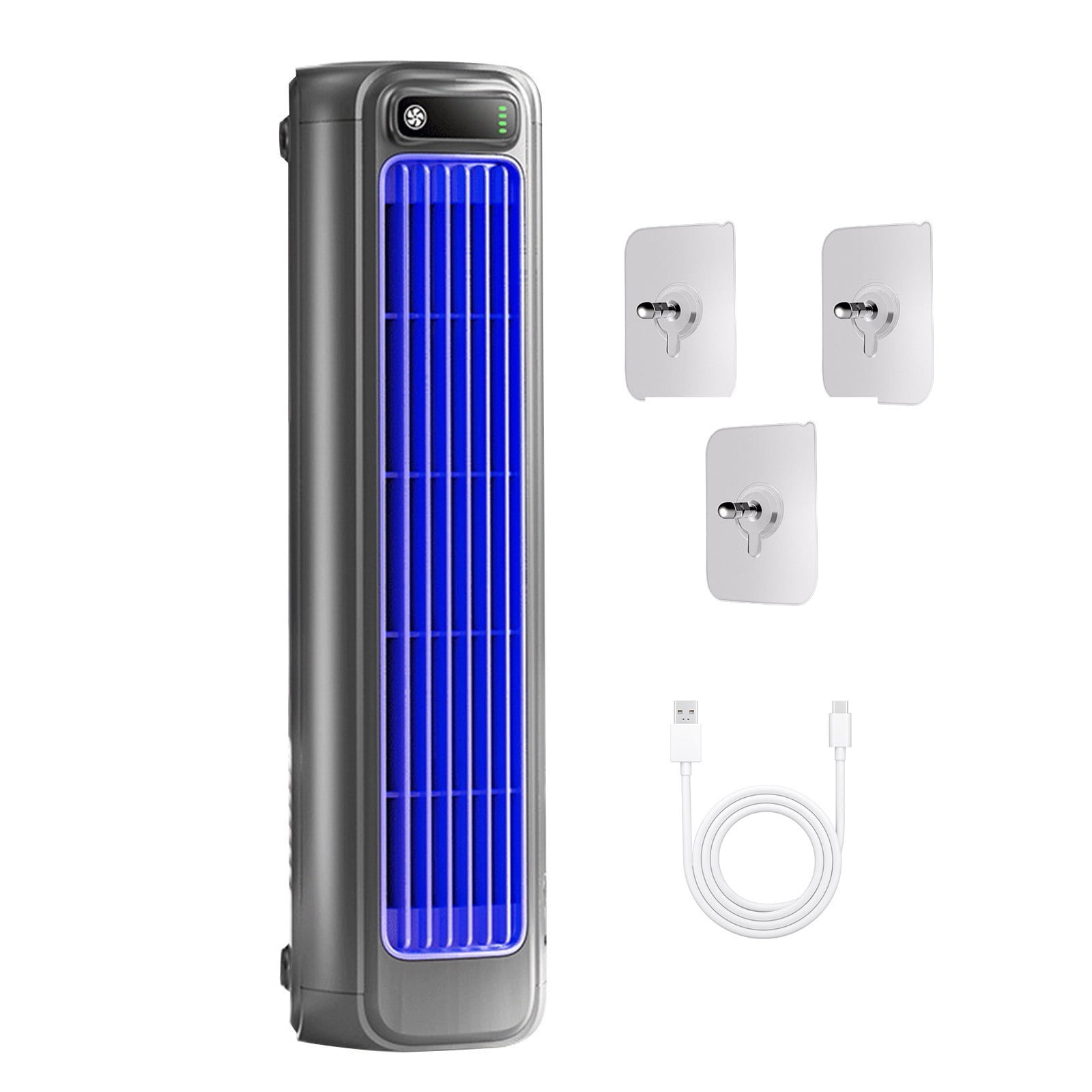 Eoozwa Rechargeable Desk Fan,Portable Bladeless Fan with Three Speed ...