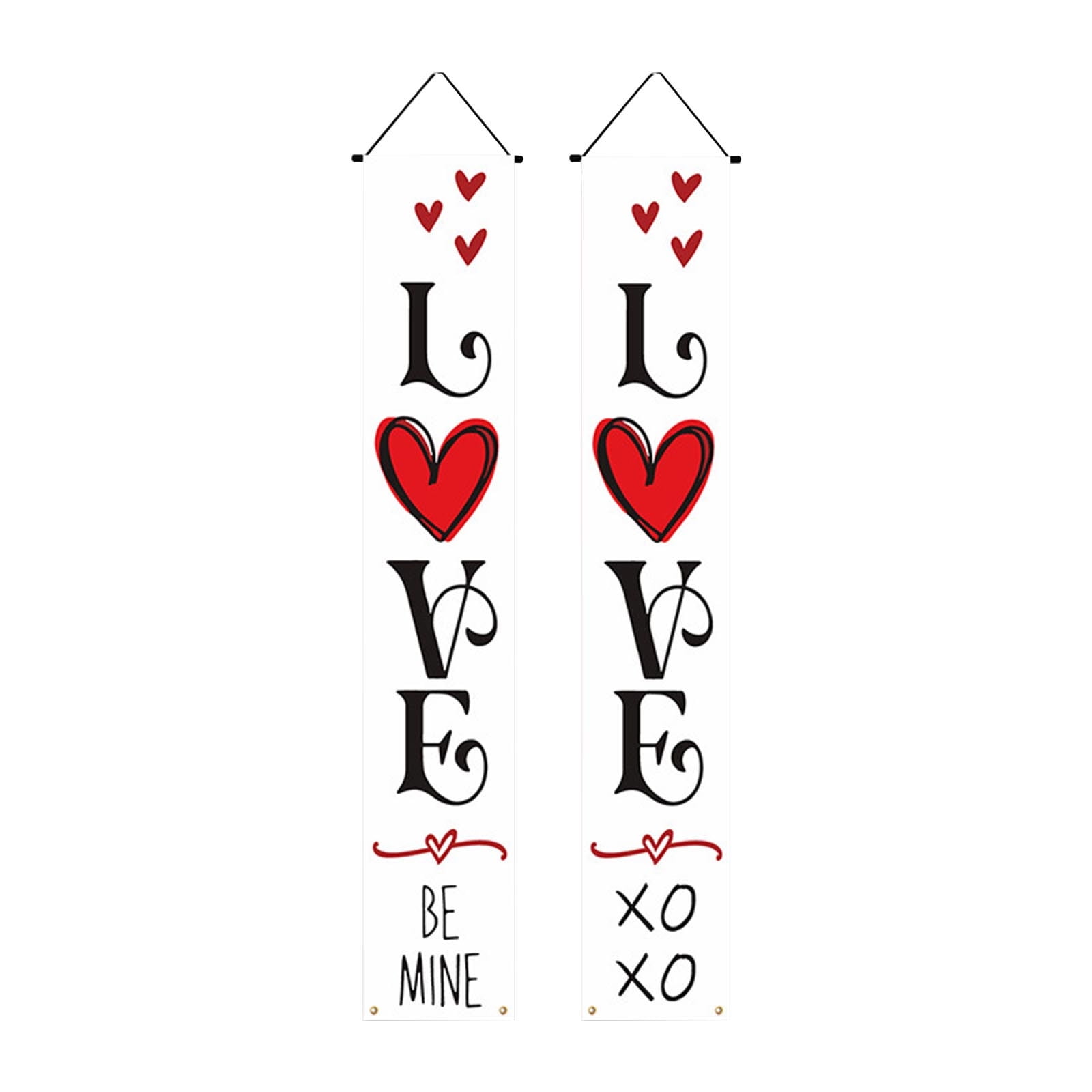 Eoozwa Romantic Red Themed Door Couplets Decorations Festive Party ...