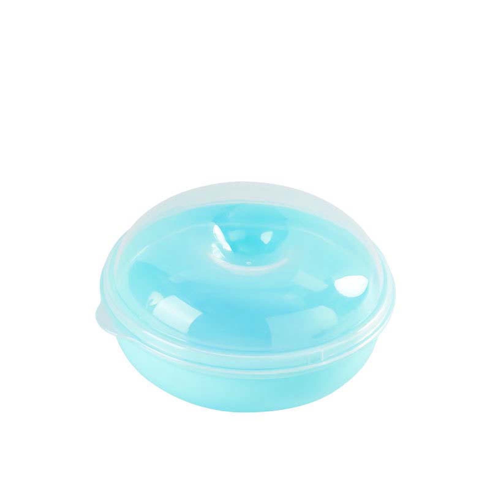 Eoozwa Round Microwave Safe Food Storage Box Plastic Portable Breakfast ...