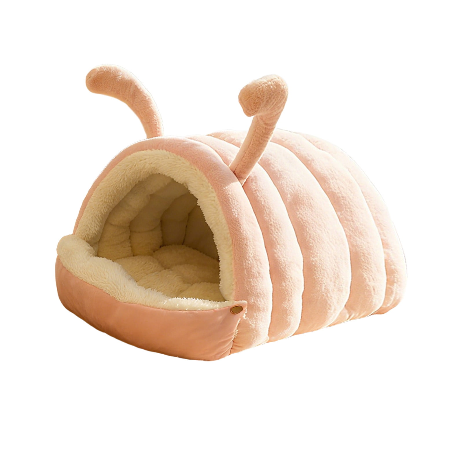Eoozwa Semi Enclosed Pet Bed Winter Warm for Cats Dogs Removable ...