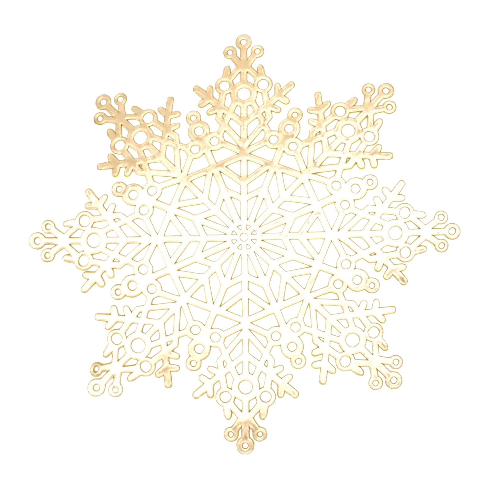Eoozwa Snowflake Placemats Christmas Decorations Elegant Tablemats ...