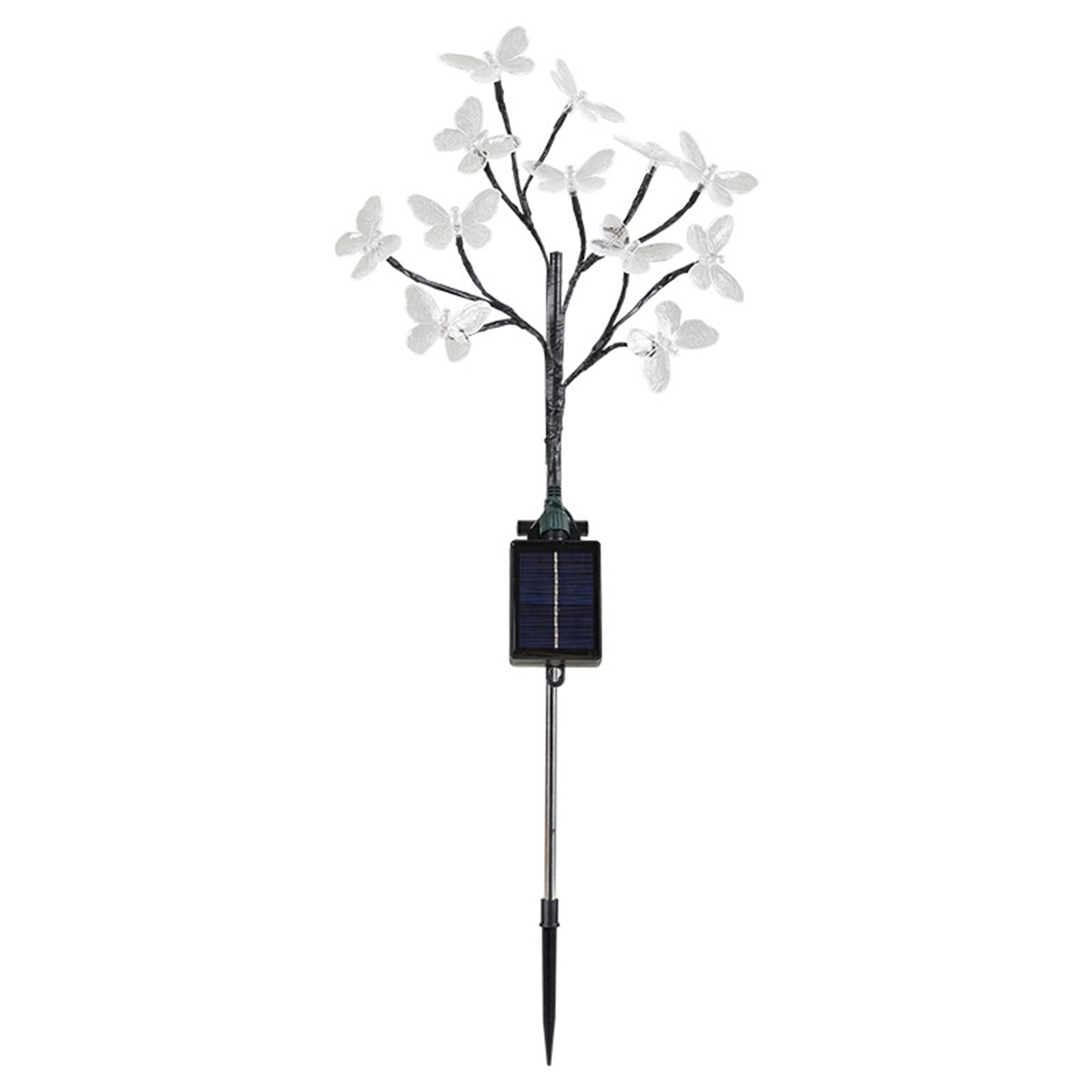 Eoozwa Solar Garden Stake Lights Outdoor, Solar Butterfly Figurine ...