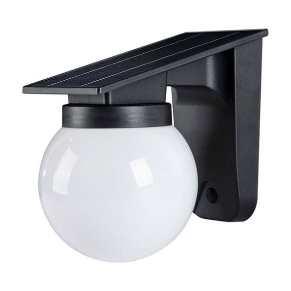 Eoozwa Solar Outdoor Wall Light Spherical Design for Garden Balcony ...