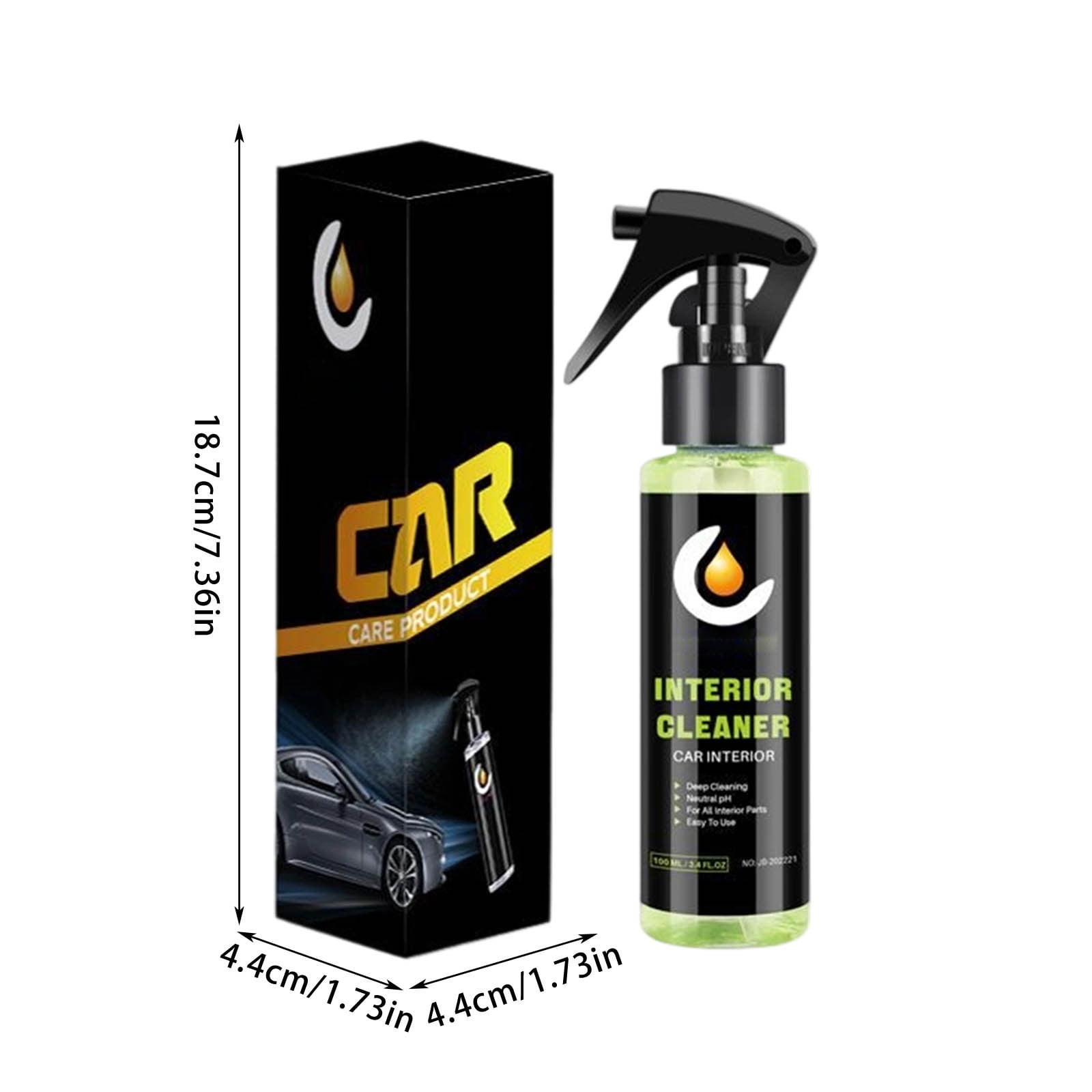 Eoozwa Super Cleaner,Effective Car Interior Cleaner,Leather Car Seat Cleaner,Stain Remover for ...