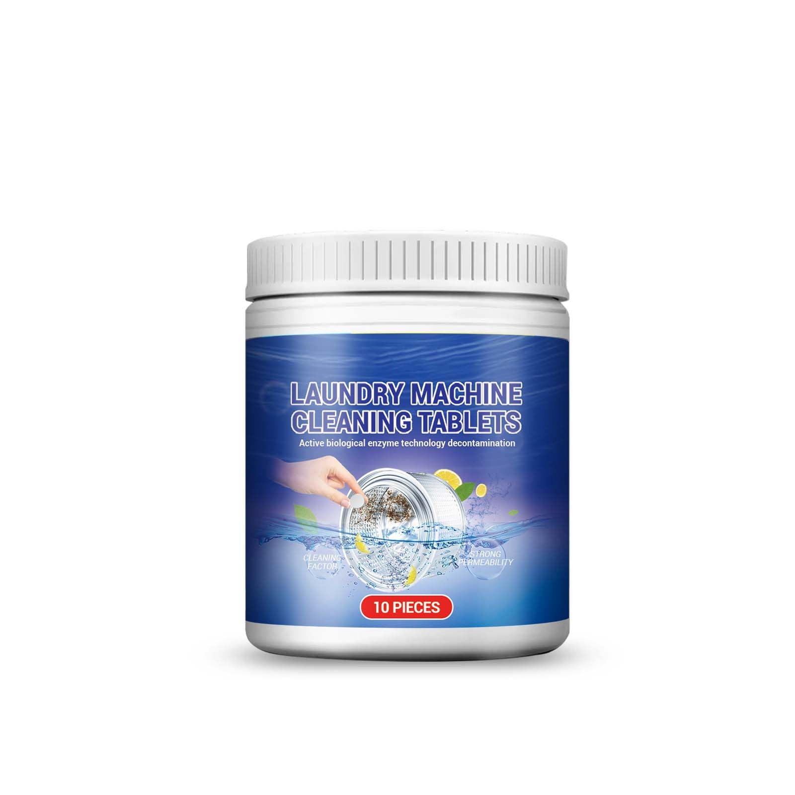 Eoozwa Washing Machine Cleaner Tablets - 10 Pack Deep Cleaning Tablets ...