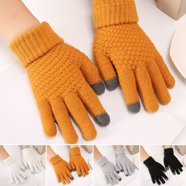 Britt's Knits Craftsman Knitted Warm Tech-Friendly Gloves - Rust (Men's ...