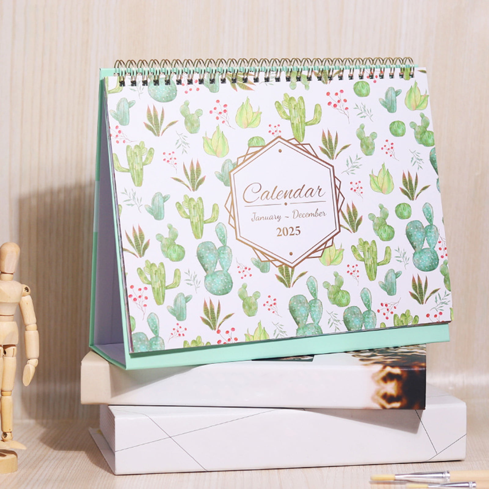 Eoperou 2025 Desk Calendar Standing Design - Walmart.com