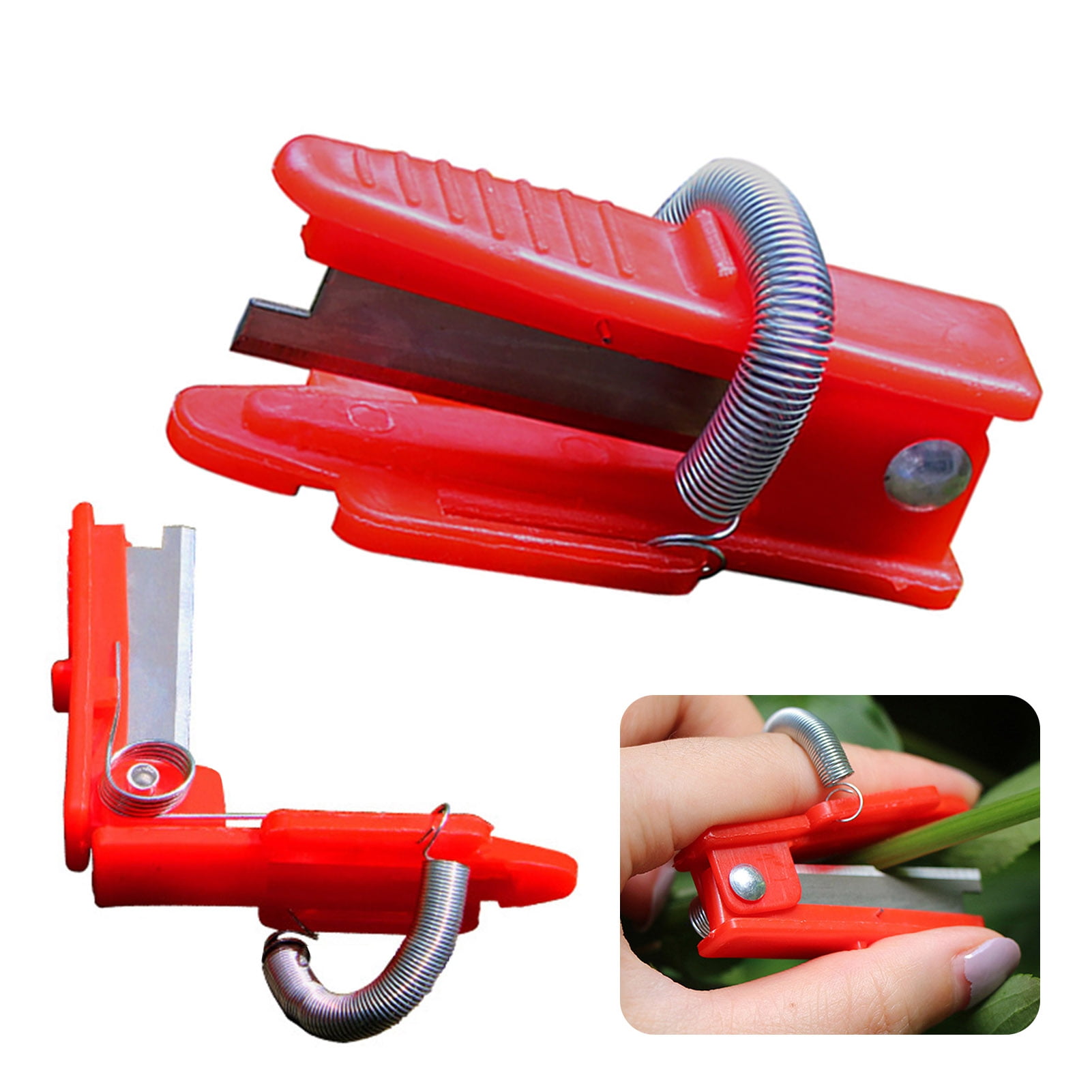 Eoperou 5/10 Pcs Picking Tools Spring Sharp Blade Fruit Picker Reduce ...