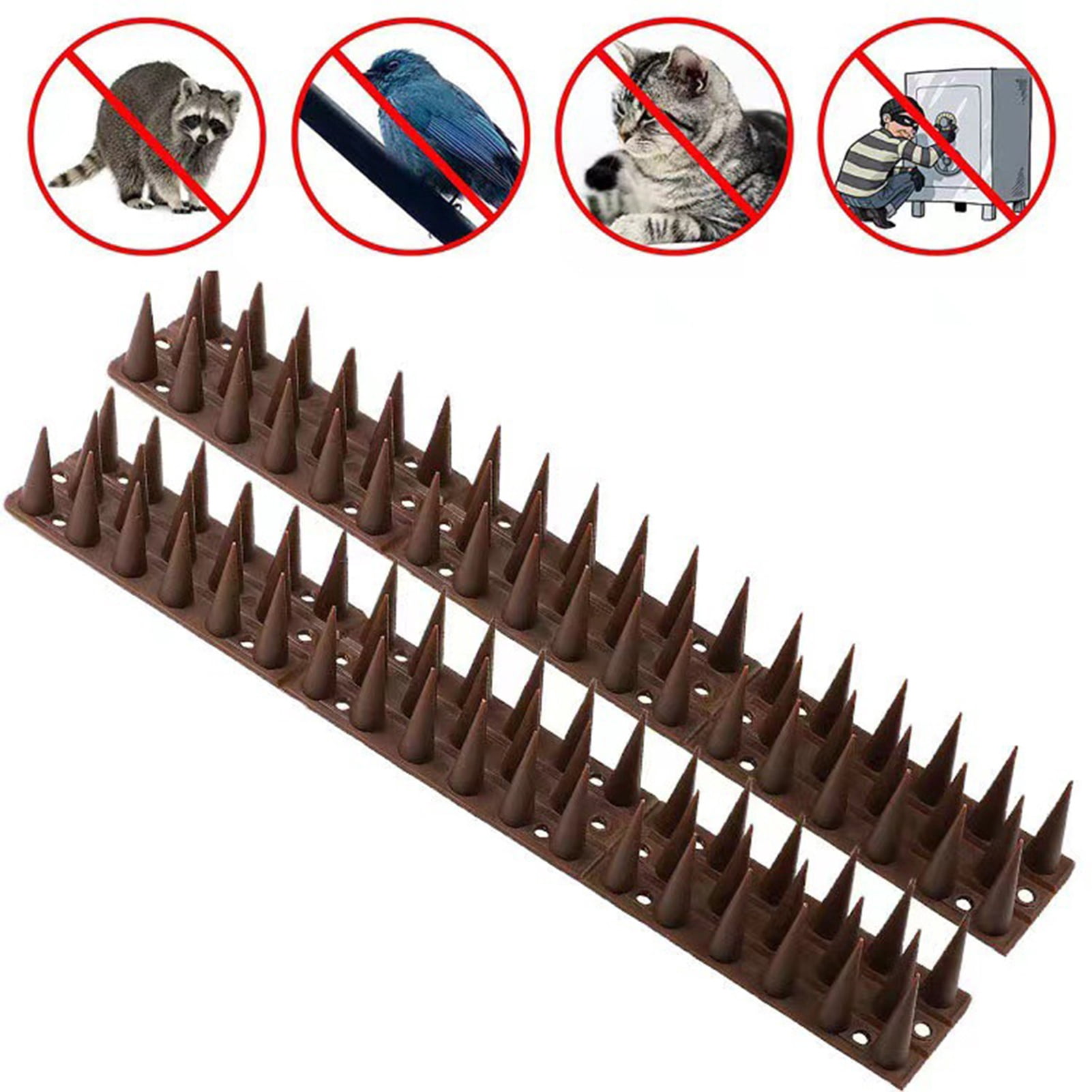 Eoperou Bird Prevention Spikes: 12 Pcs Weatherproof Outdoor Anti-bird ...