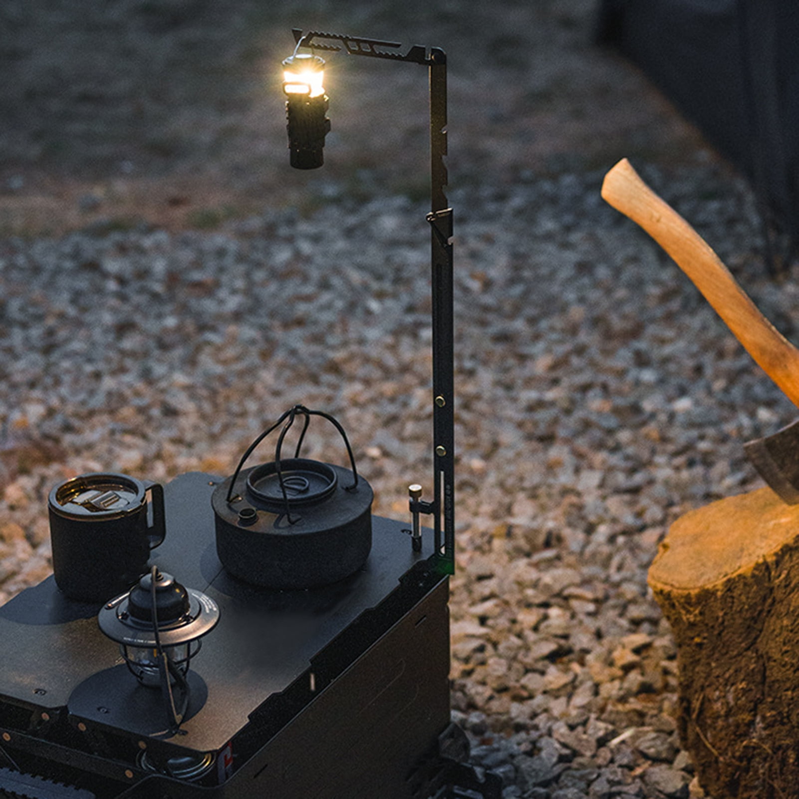 Eoperou Collapsible Lamp Bracket Light Stand Adjustable Height Easy ...