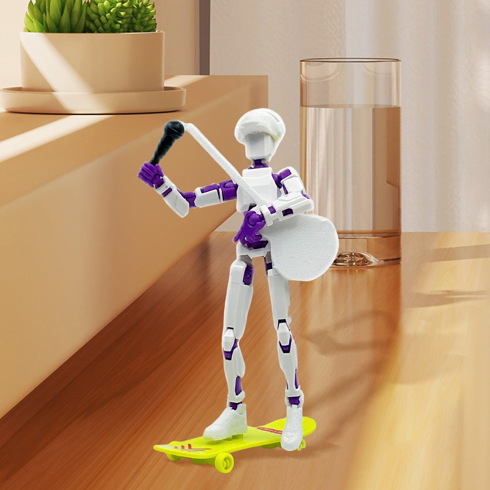 Eoperou Hip-hop Robot Action Figure: Multi-jointed Movable 3D Printed Robot Model Toy - Walmart.com