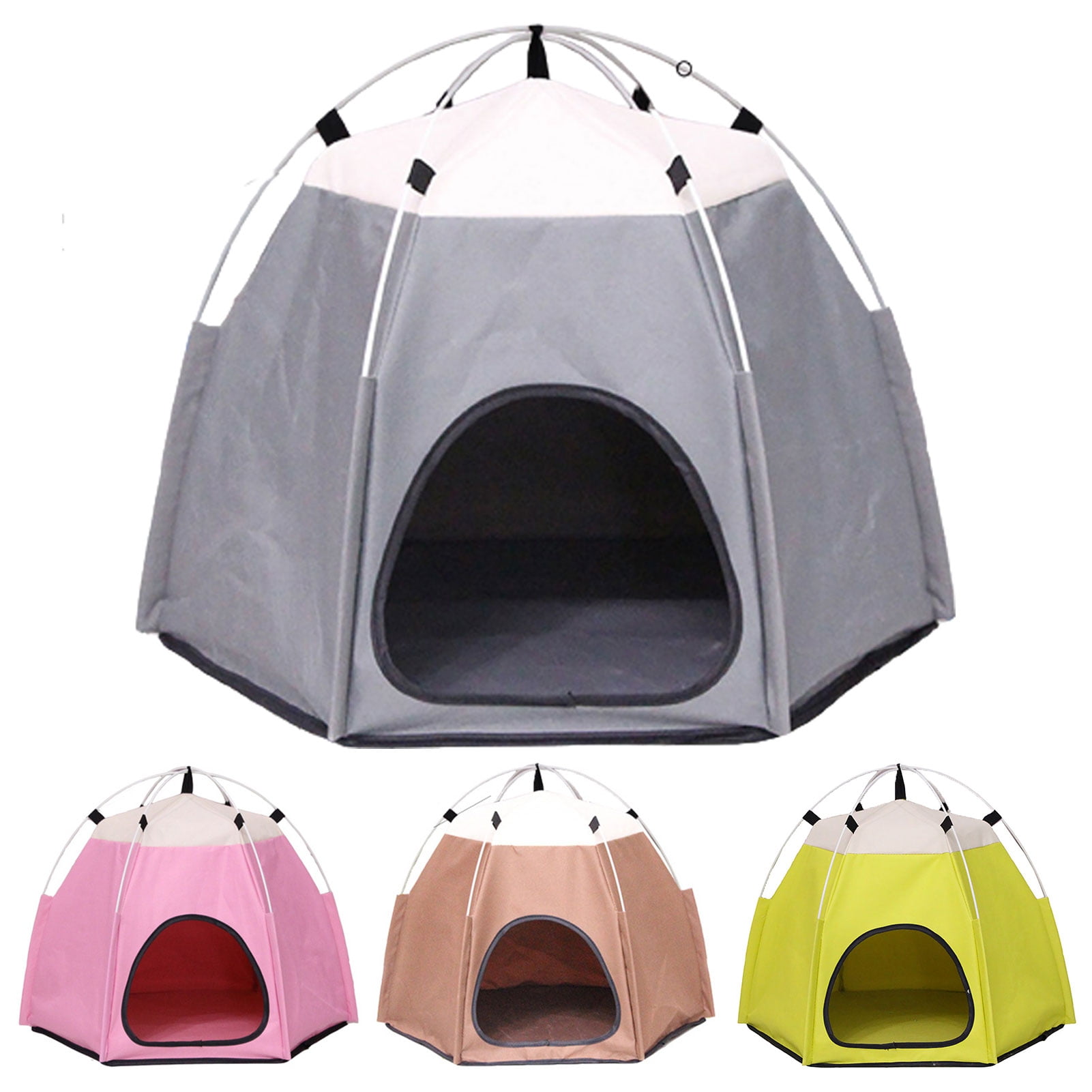 Eoperou Outdoor Indoor Portable Foldable Washable Cute Pet Tent House ...