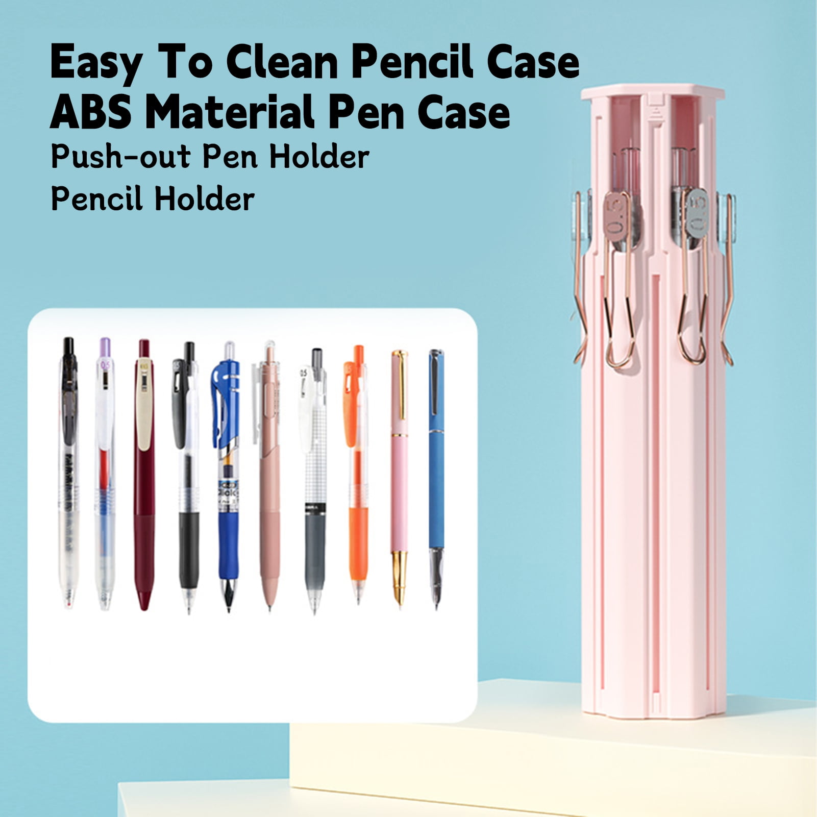 Eoperou Pen Case Hexagonal, Portable Pencils Gel Pens Box - Walmart.com