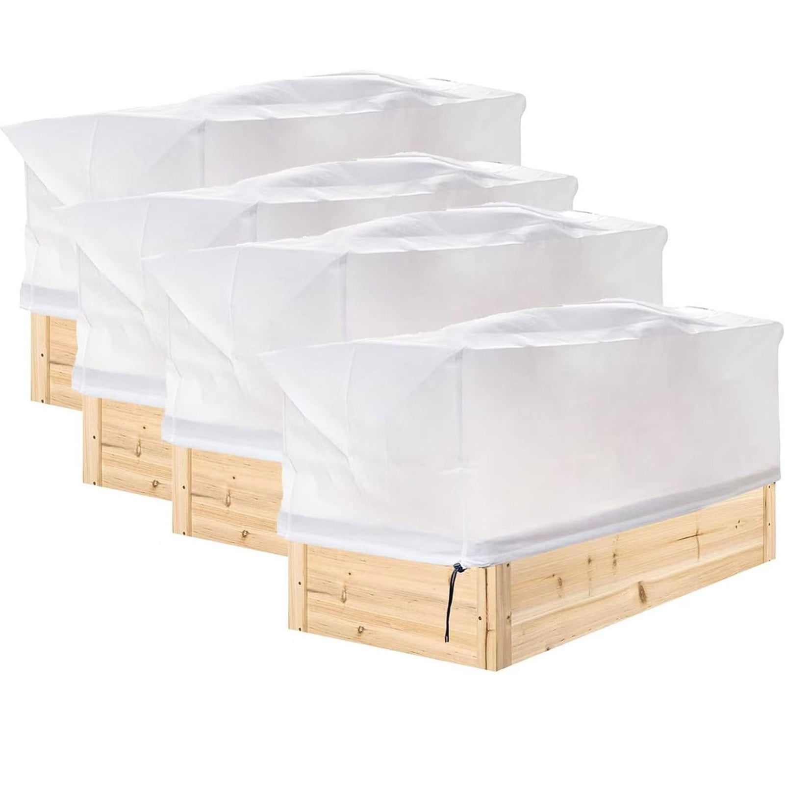 Eoperou Rectangular Planter Cold-proof Cover - Plant Anti-Frost Covers ...