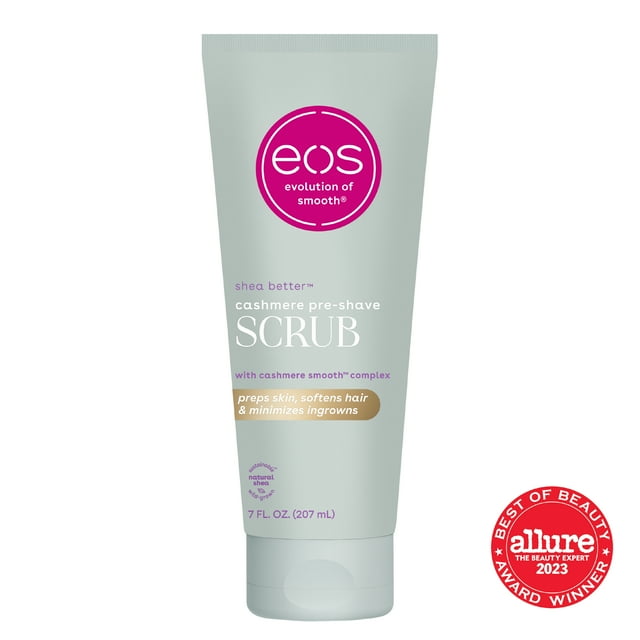 Eos Cashmere Skin Collection- Pre-Shave Body Scrub, Vanilla Cashmere ...