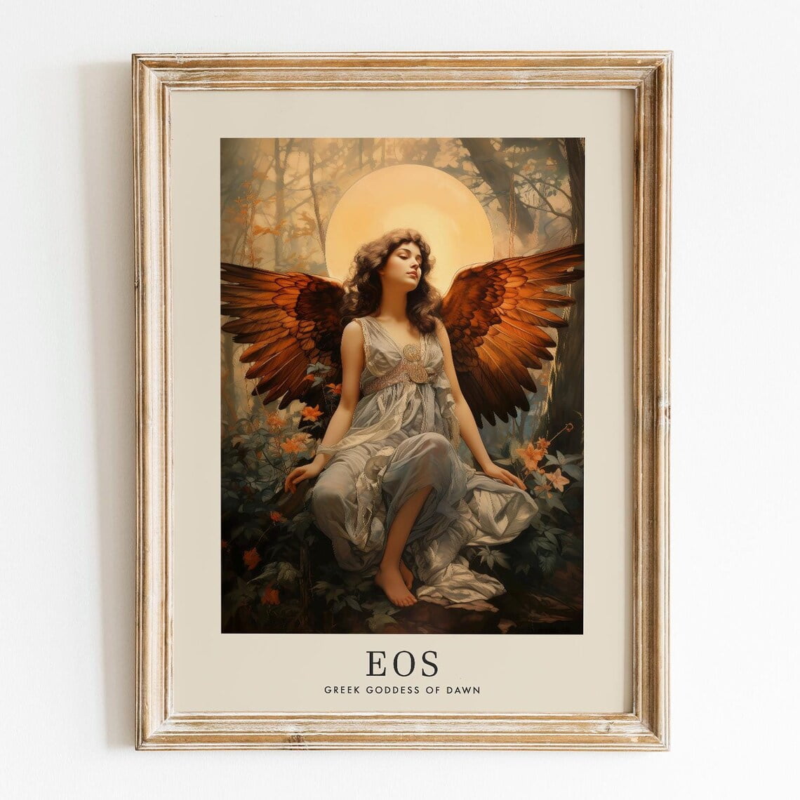Eos Greek Goddess Of Dawn, Mythology Wall Art, Eos Poster Printable ...