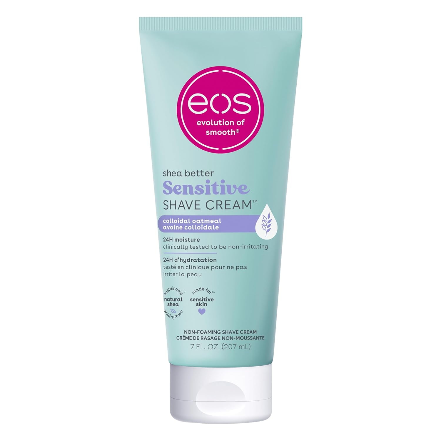 Eos Sensitive Skin Shave Cream Shea Better, 7 Oz, 2 Pack - Walmart.com