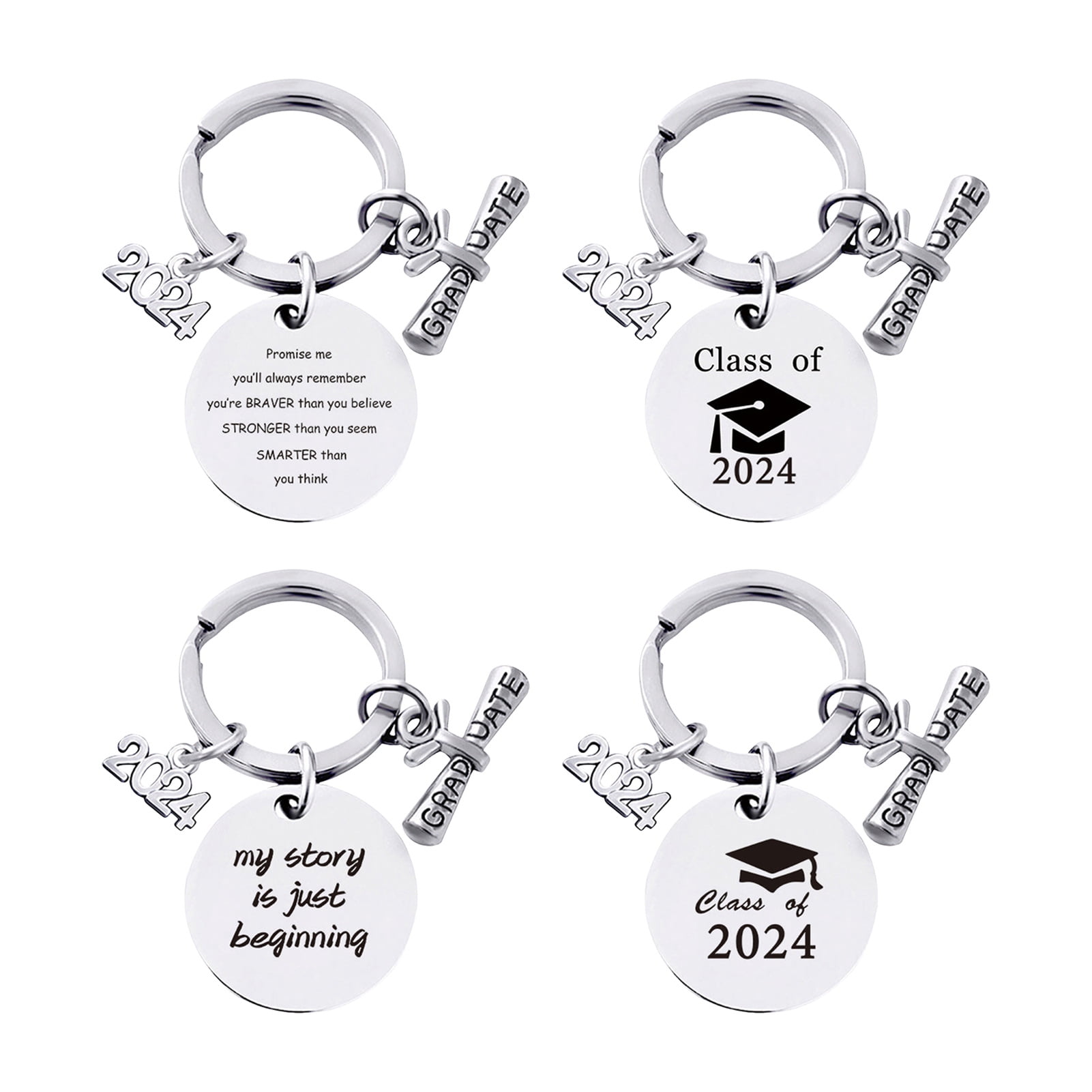 Eosunjian 2024 Graduation Keychain Inspirational High School College ...