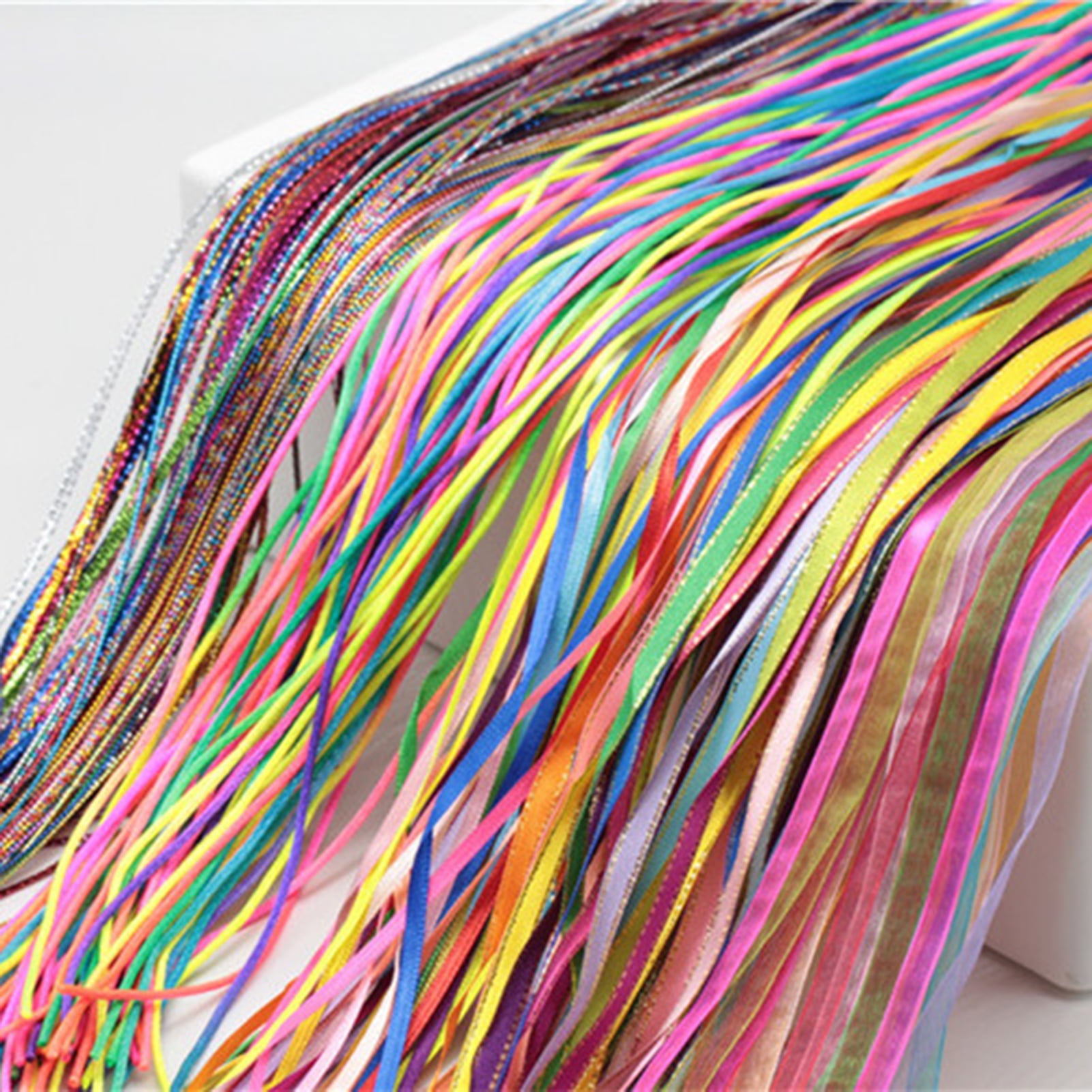 Eosunjian 20Pcs Hair Rope Colorful Easy to Use Fabric Hip-hop Hair ...