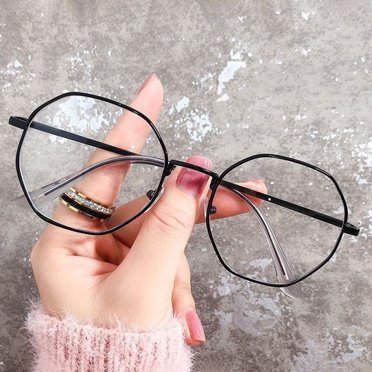 Eosunjian Blue Light Blocking Glasses Unisex Clear View Strong Hinge ...