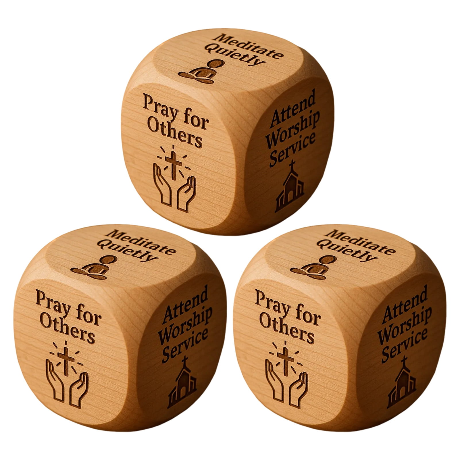 Eosunjian Christian Faith Accessory Christian Prayer Dice Handmade ...