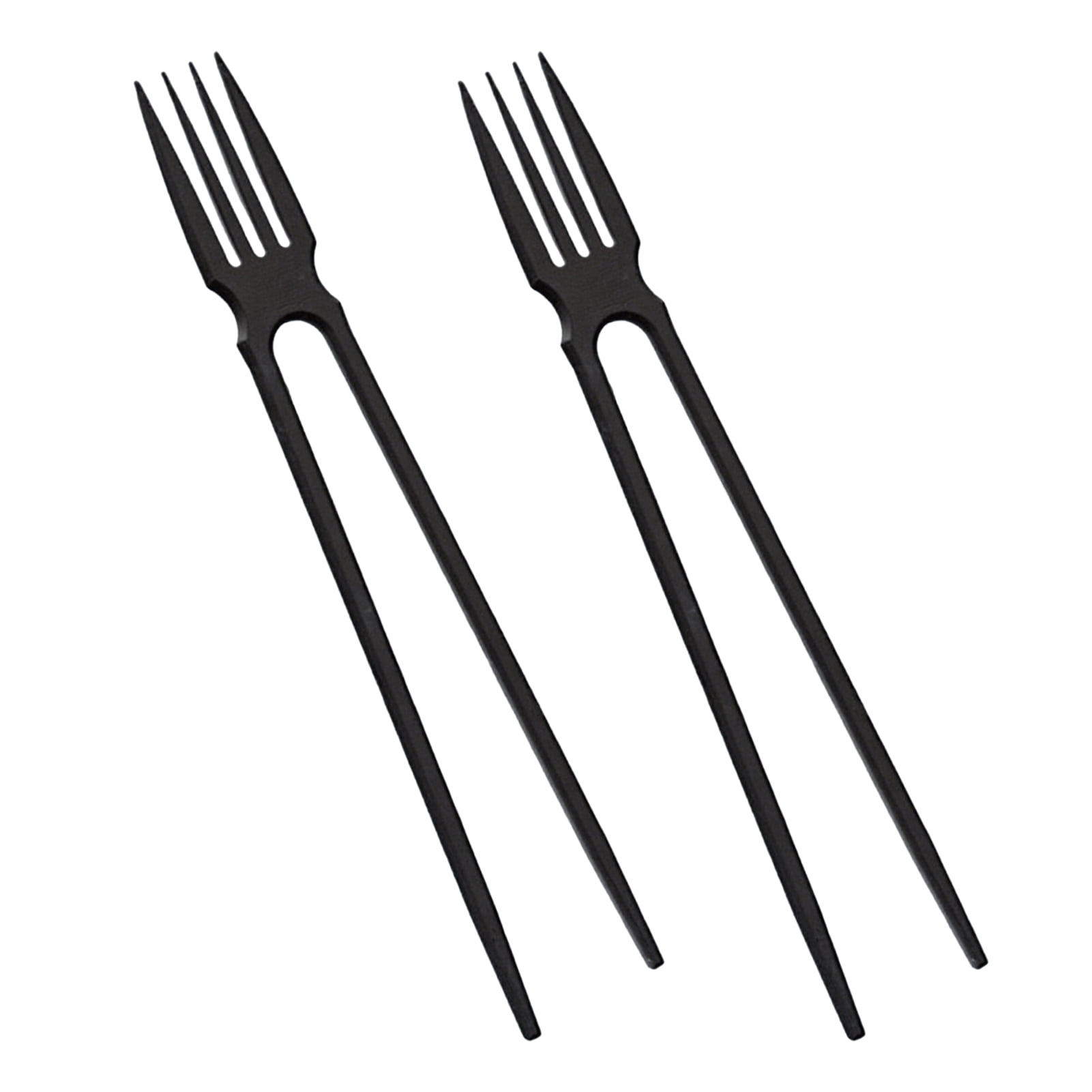 Eosunjian Dual-function Chopsticks Fork Chopstick Combo 2-in-1 Fork ...