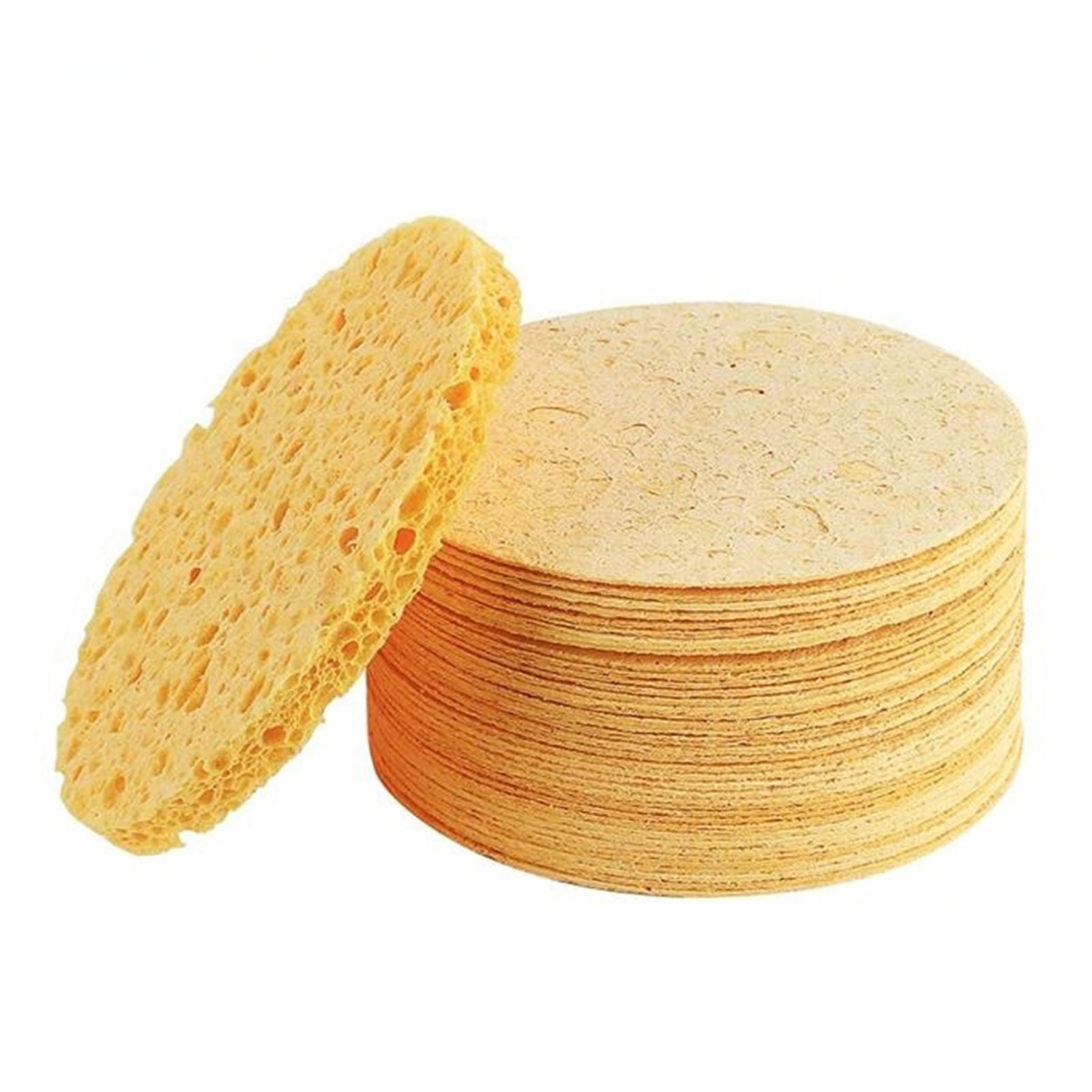 Eosunjian Face Sponge Reusable Round Absorbent Compressed Natural ...