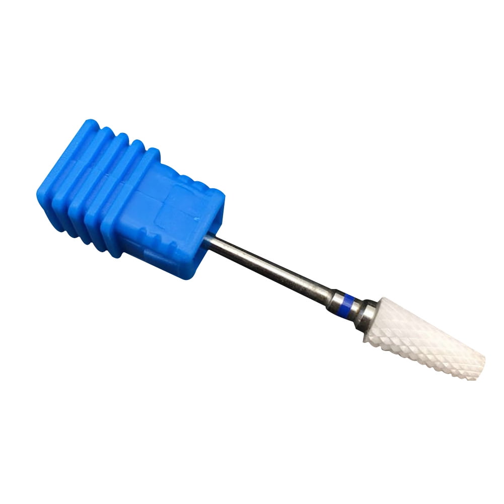Eosunjian Flat End Ceramic Nail Electric Rotary File Drill Bit Head ...