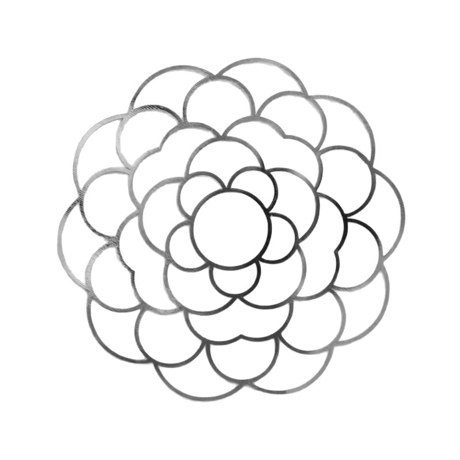 Eosunjian Floral Grid Vase Insert Stainless Steel Flower Grid Floral ...