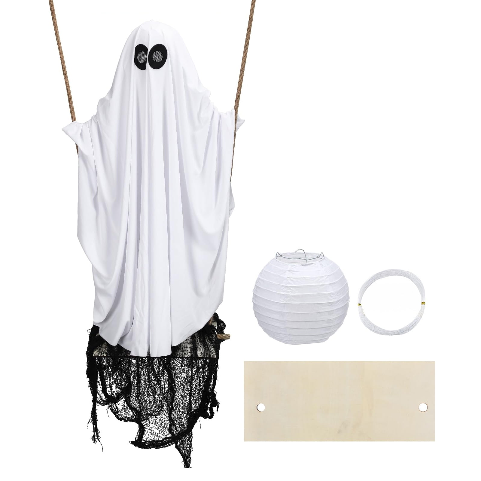 Eosunjian Giant Swing Ghost Prop Swing Ghost Halloween Decoration ...