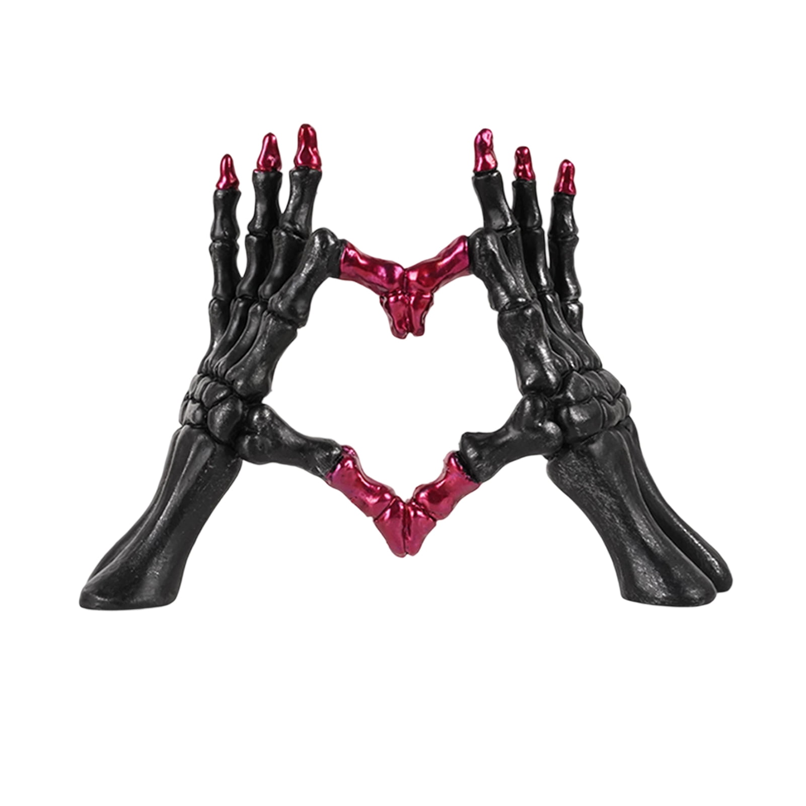 Eosunjian Halloween Skeleton Hand Figurine Love Skeleton Hand Sculpture ...