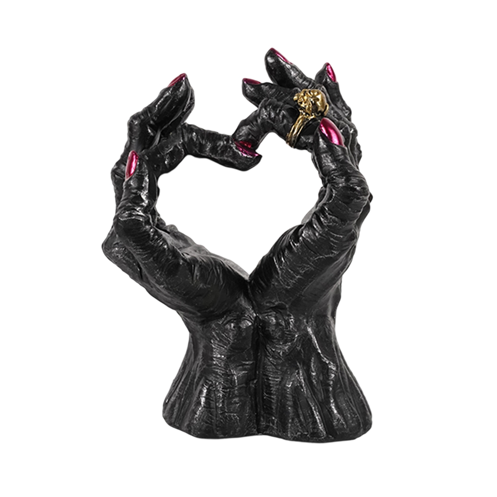 Eosunjian Halloween Skeleton Hand Figurine Love Skeleton Hand Sculpture ...
