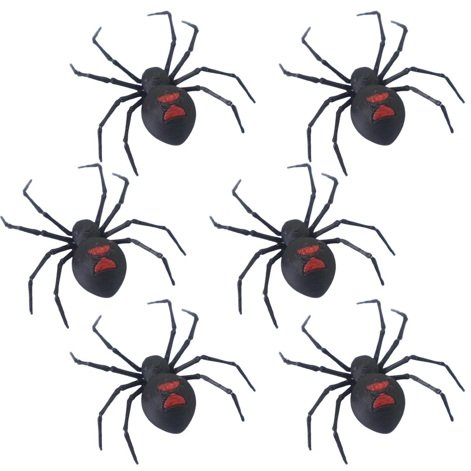 Eosunjian Halloween Spider Magnet Flexible Legs Spider Magnet 3d ...