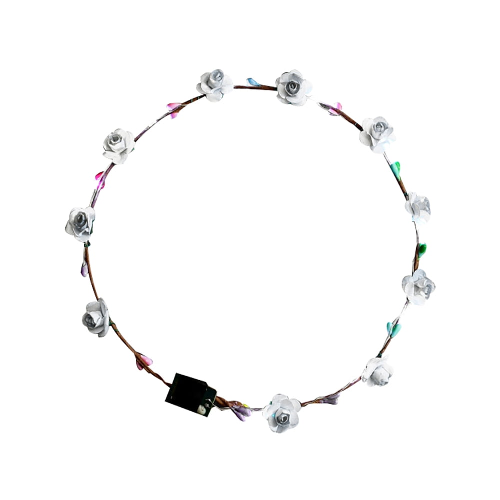Eosunjian LED Light Garland Girls Women Birthday Party Concert Headband ...
