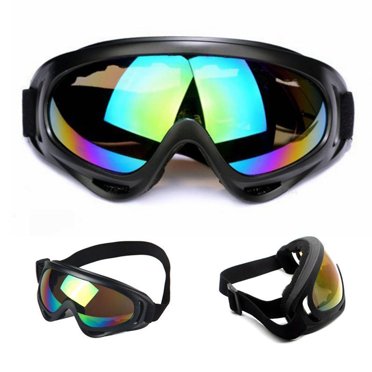 Steampunk Padded Motorcycle Goggles Adjustable Strap Costume Brown ...
