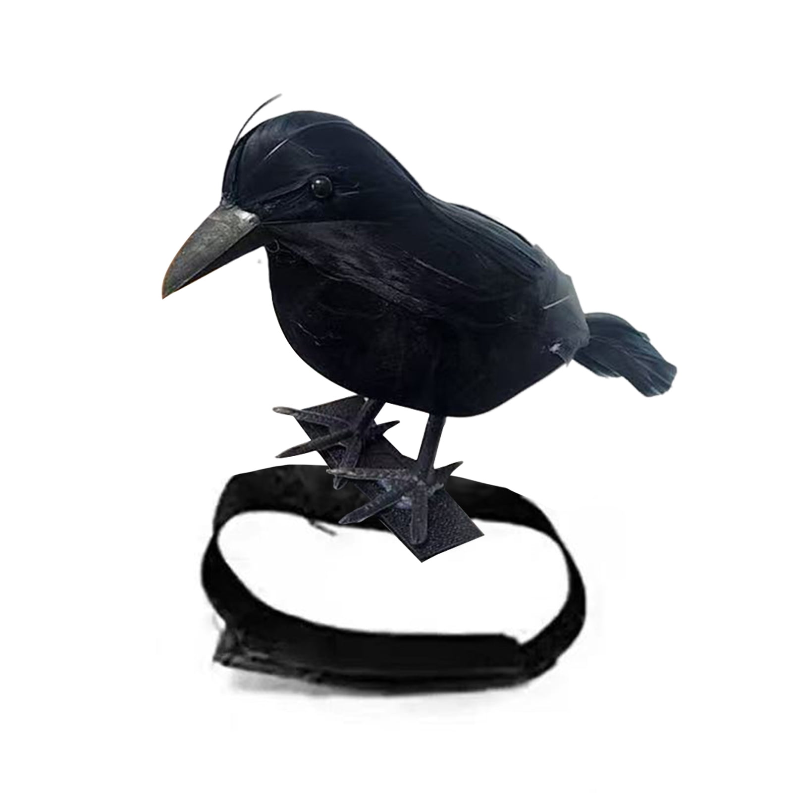 Eosunjian Realistic Crow for Scarecrow Display Lifesize Realistic Black ...