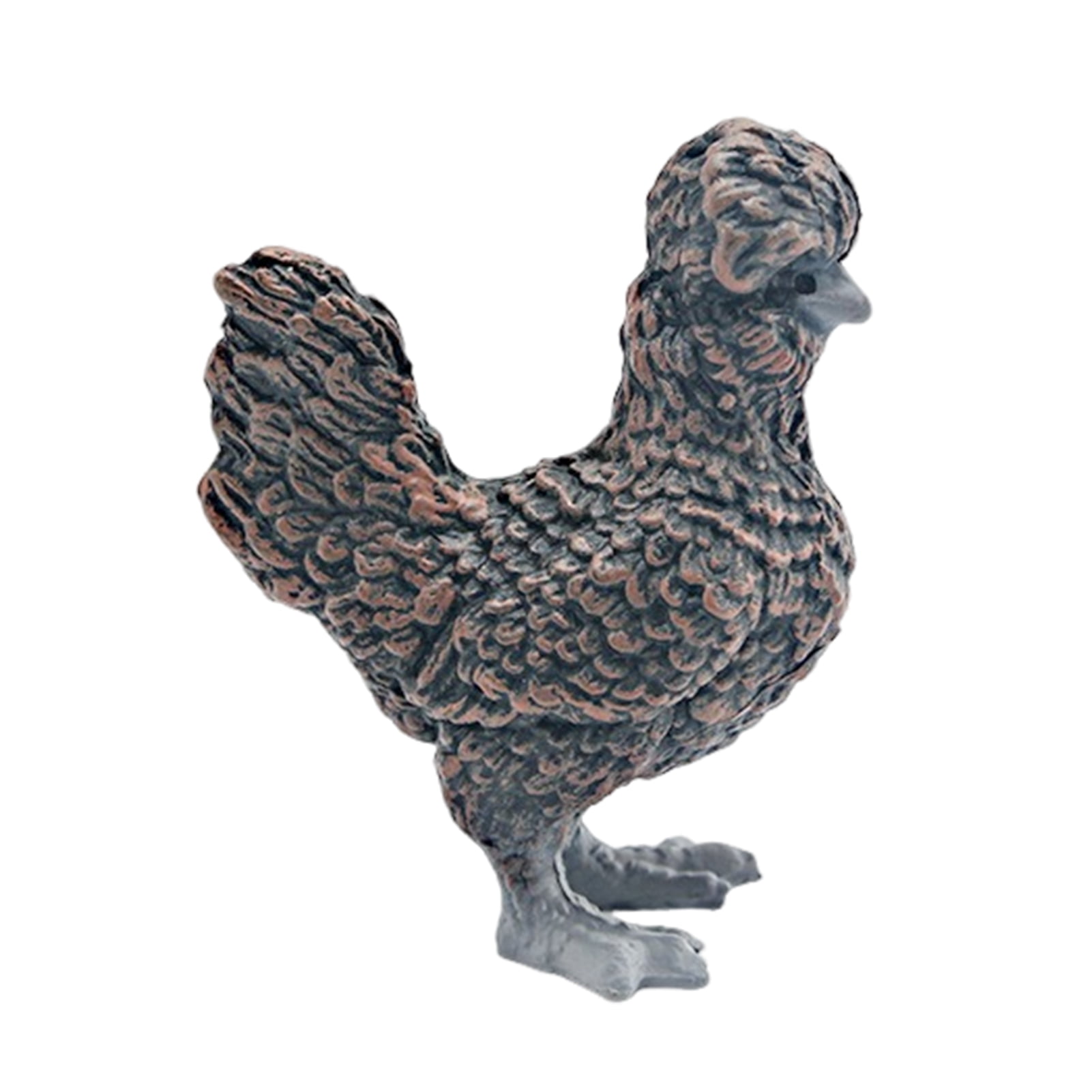 Eosunjian Rooster Model Simulated Chick Model Pvc Black White Rooster ...