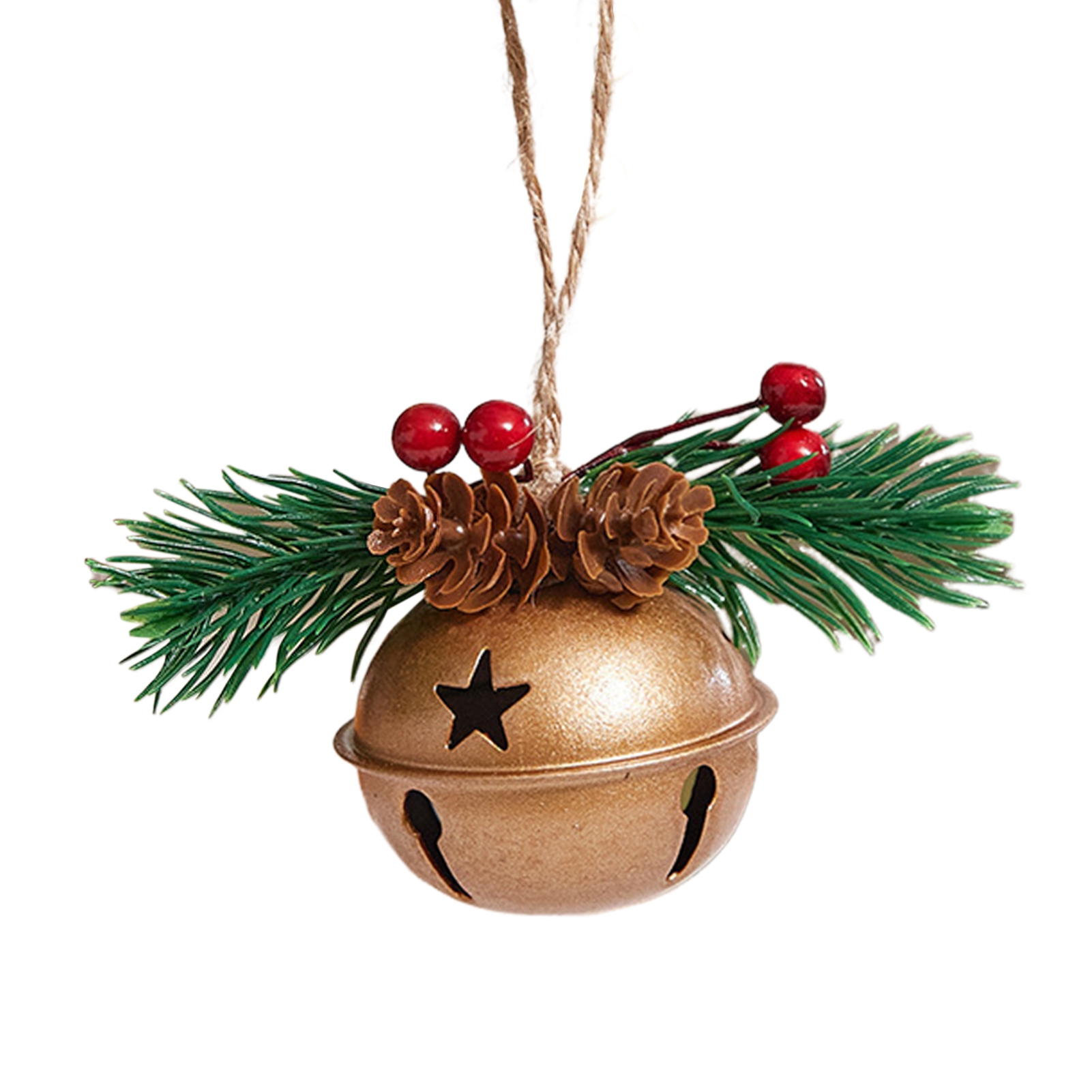 Eosunjian Rust-resistant Christmas Ornaments Christmas Bells Decoration ...
