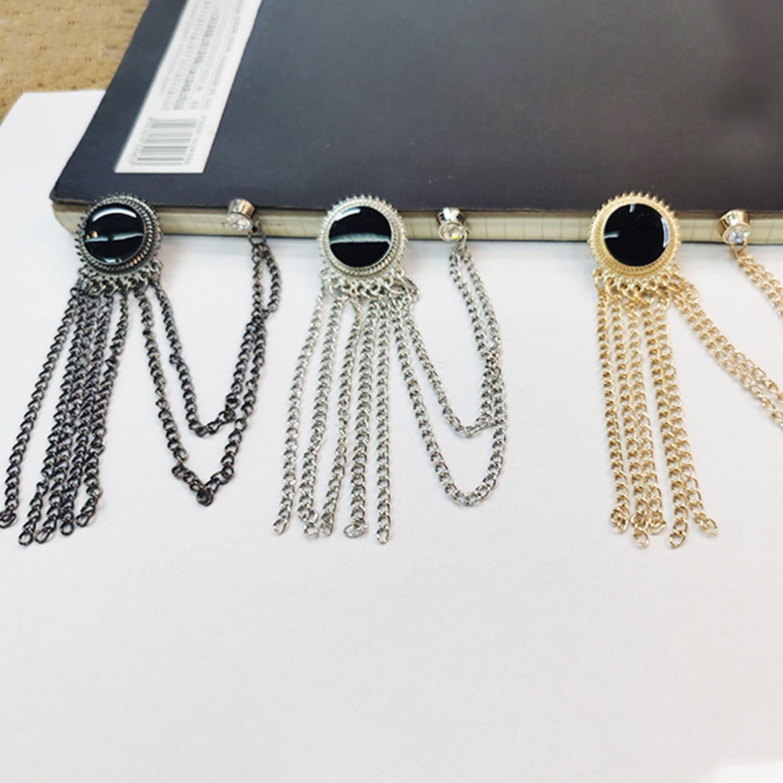 Eosunjian School Brooch Preppy Style Vintage Navy Style Chain Tassel ...