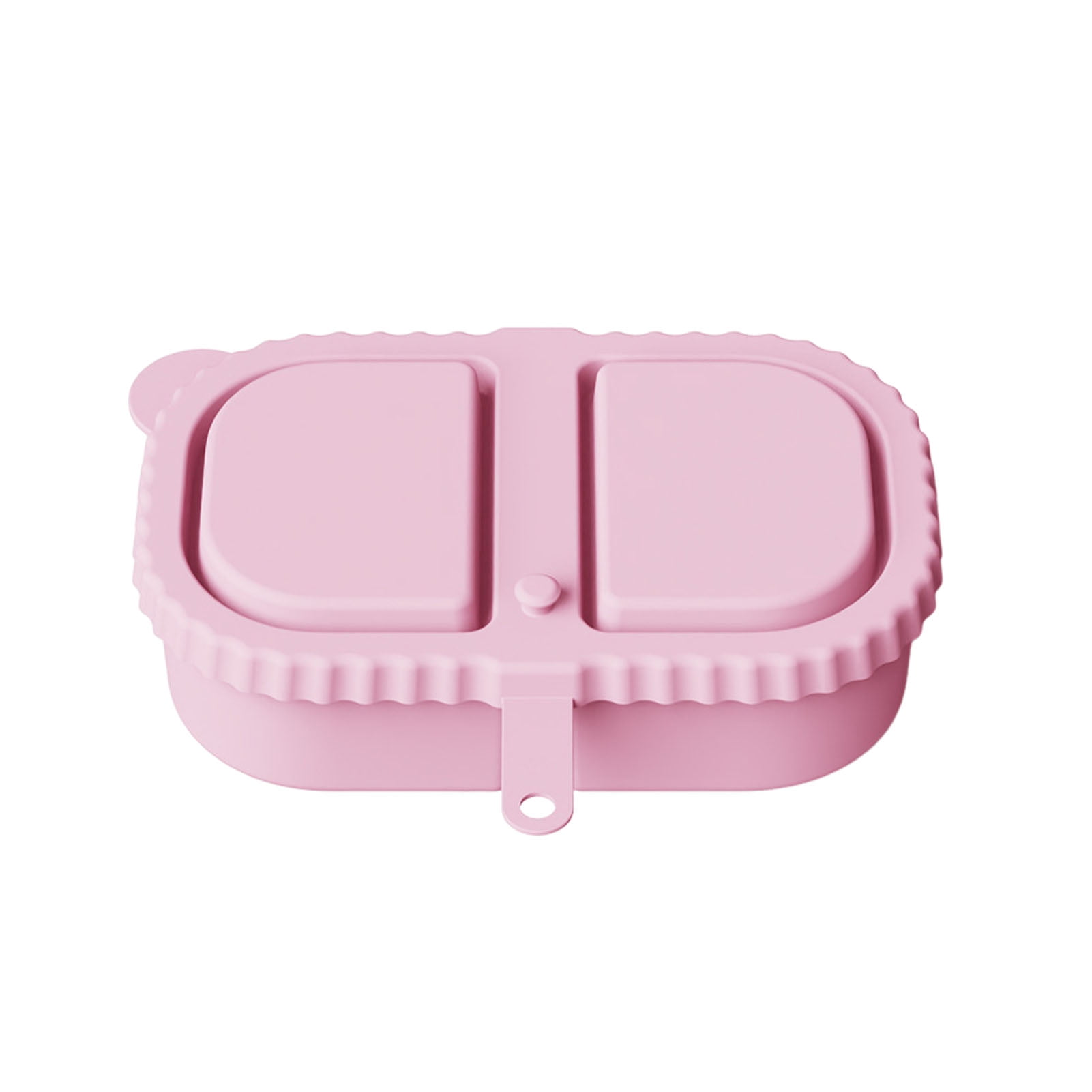 Eosunjian Silicone Snack Containers Double Compartment Snack Containers ...